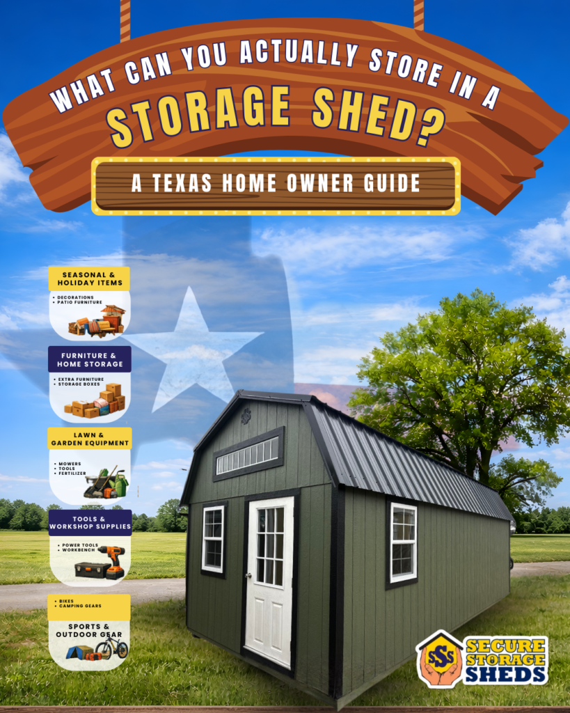 Winter Storage Solutions for Texas Homeowners - Secure Storage Sheds